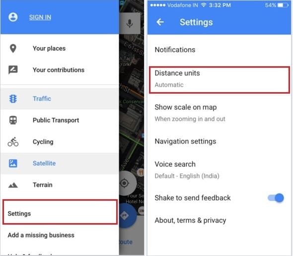 How To Change Km To Miles In Google Map On IPhone IPad How To Change Km To Miles In Google Map On IPhone IPad
