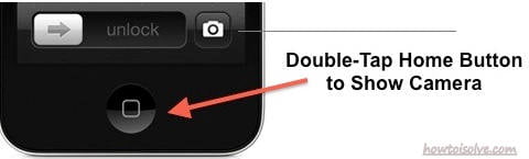 How to turn on camera without open lock in iPhone & iPad