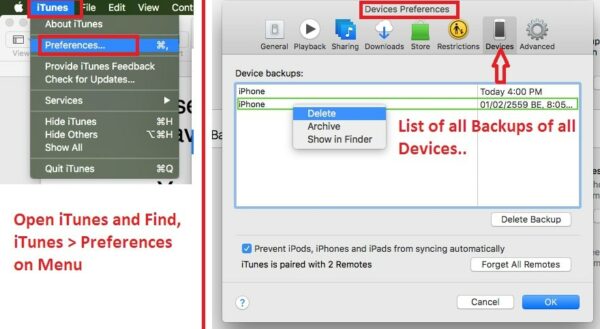 How to Find & Restore Old Backup in iPhone, iPad, iCloud Mac, Finder/iTunes