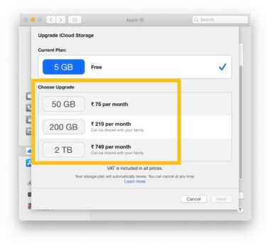 How to Upgrade iCloud Storage Plans on iPhone, iPad, Mac, PC