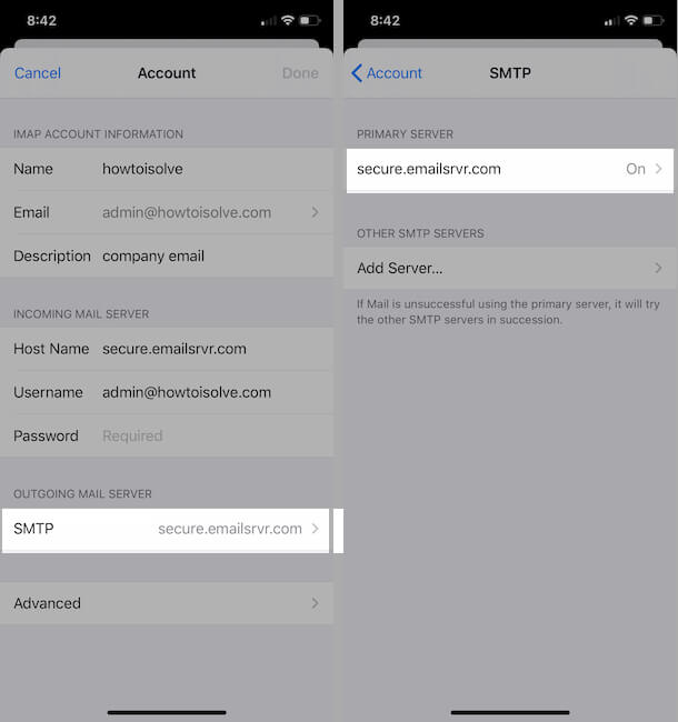 Fix Cannot Send Email From iPhone Mail App, Outgoing Server Failed Fix Cannot Send Email From iPhone Mail App, Outgoing Server Failed