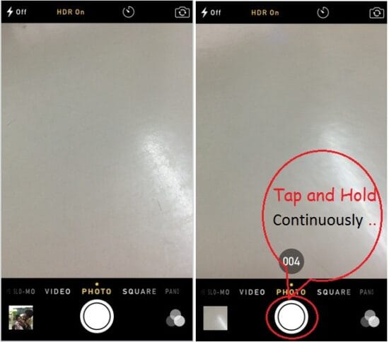 How to Take Multiple Photos at Once in iPhone iOS 26