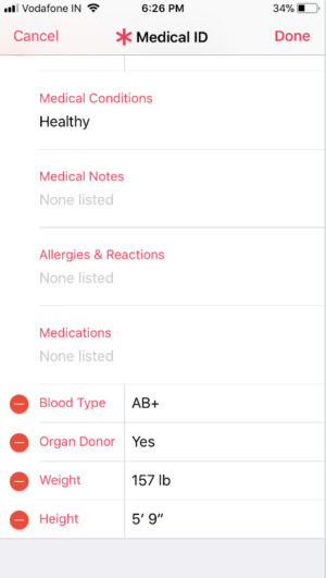 iOS 14/13: How to Update Apple Medical ID on iPhone 12,11,XR,SE,6S,8