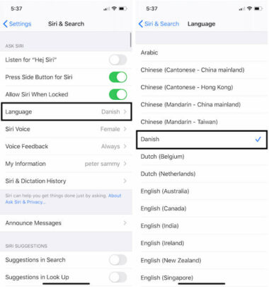 How to Change Siri Language on iPhone, iPad, Mac