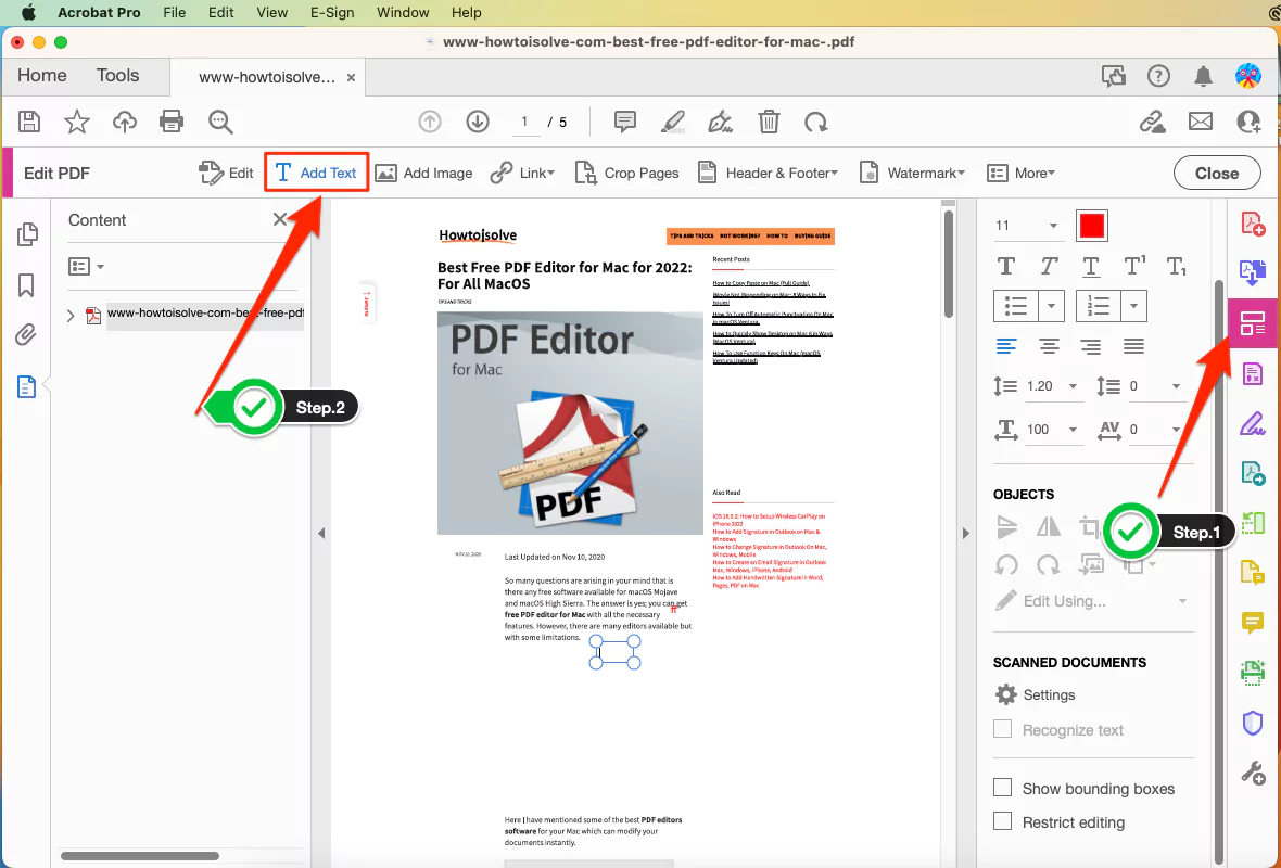 How To Edit A PDF On Mac macOS Sonoma Updated 