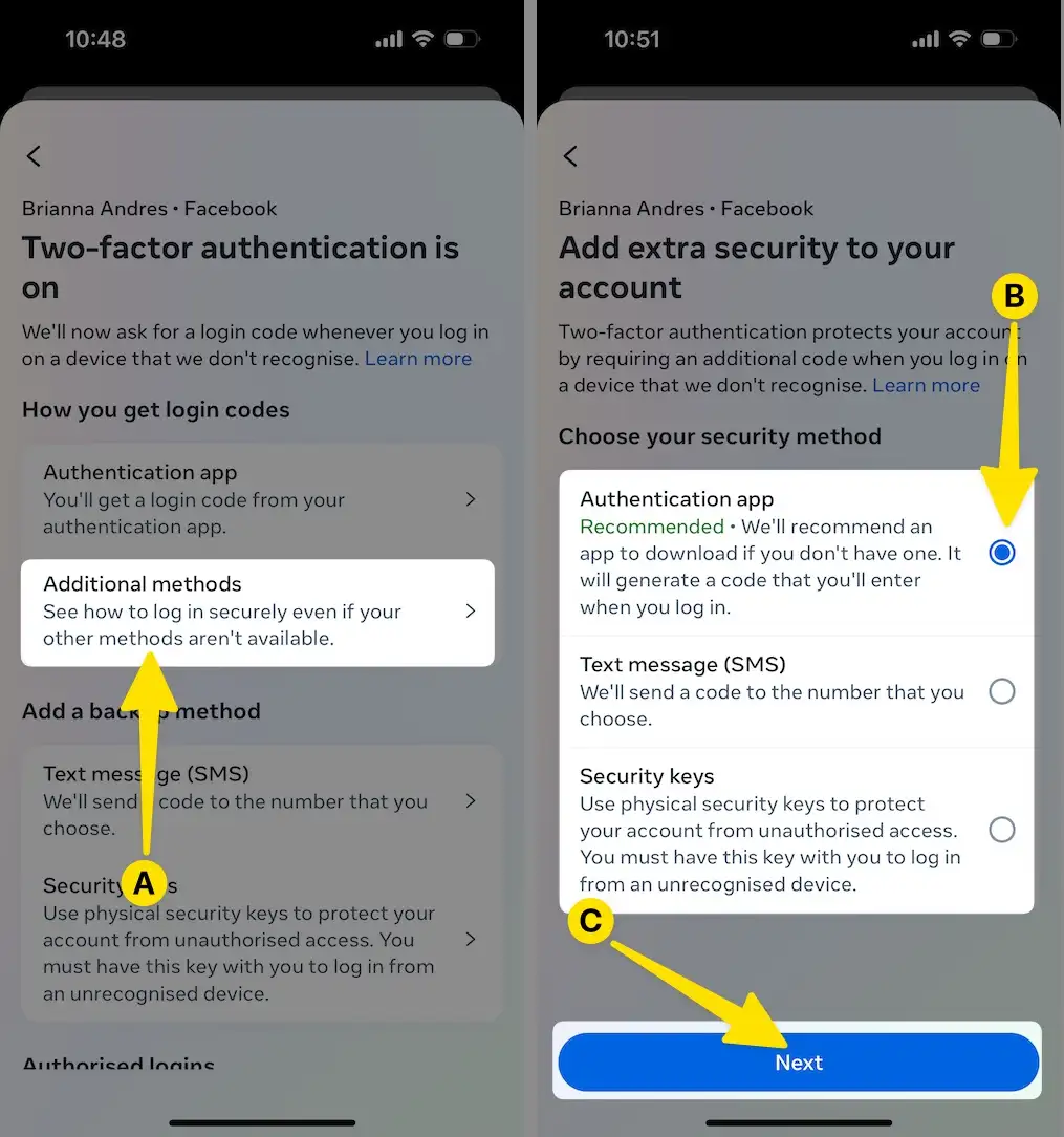 How to Set up Two-Factor Authentication for Facebook iPhone App