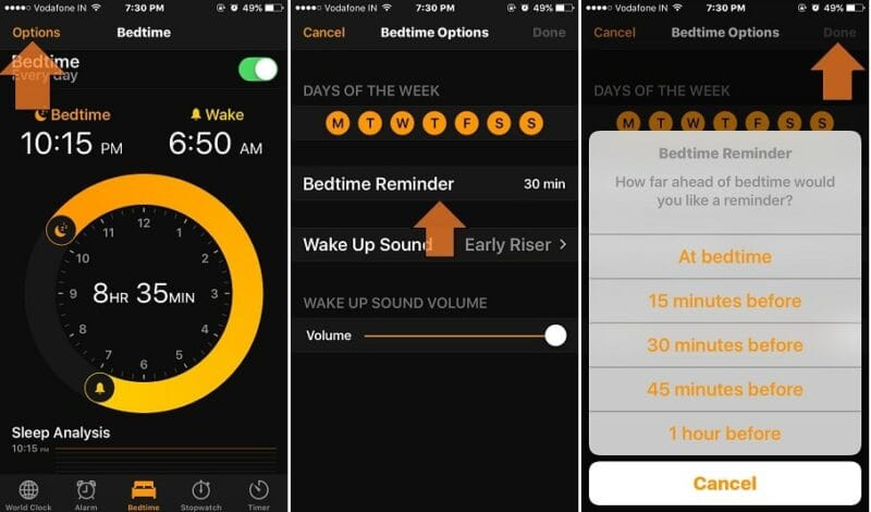 How To turn off bedtime reminder on iPhone 15, 14