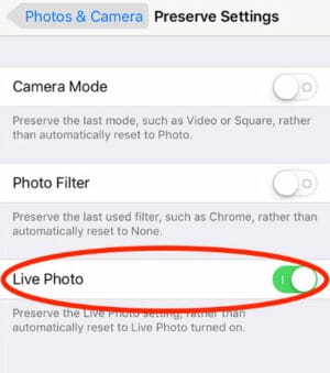 How to Turn Off Live Photos on iPhone 15, 14