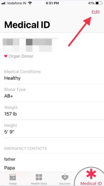 iOS 14/13: How to Update Apple Medical ID on iPhone 12,11,XR,SE,6S,8