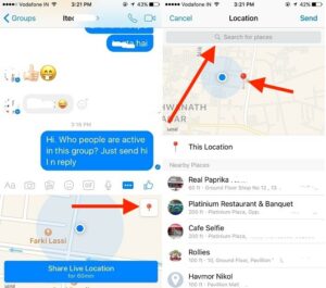 How to Share Location on Facebook Messenger iPhone, Android