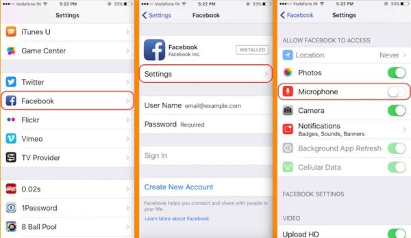 How to Turn off Facebook microphone iOS 17 on iPhone