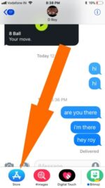 How to Manage Apps in the app drawer for Messages on iOS