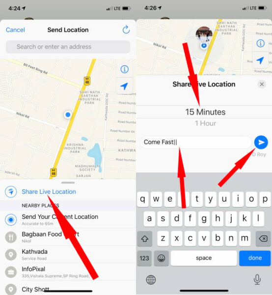 How to Share Location in WhatsApp on iPhone, Android in 2023