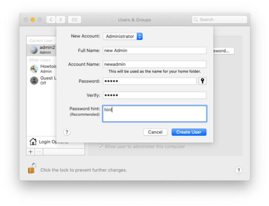 How to Create a New Administrator Account on Mac in 2 Ways