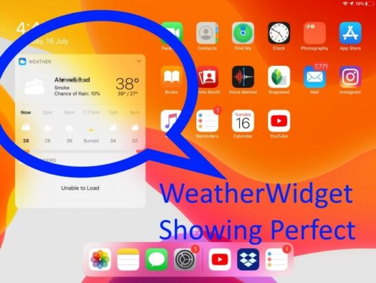Fix Weather Widget Not Working on iPhone