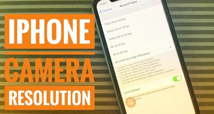 How to Change iPhone 11 Pro Max, XR, XS, XS Max Camera Resolution ...