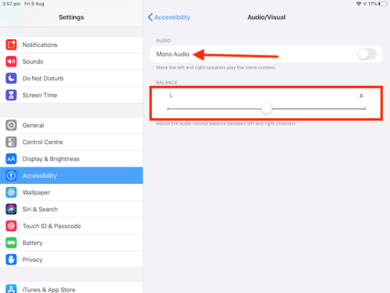 How to Adjust Left & Right Stereo Balance on iPhone, iPad & Mac