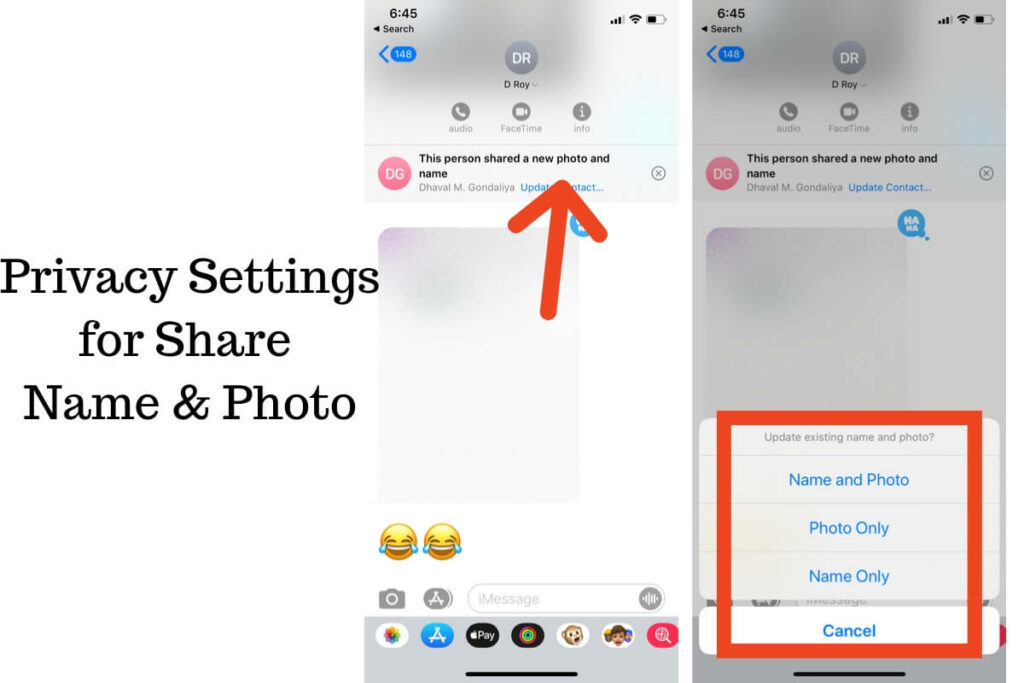 How to Set Your iMessage Profile Picture and Name [Change]