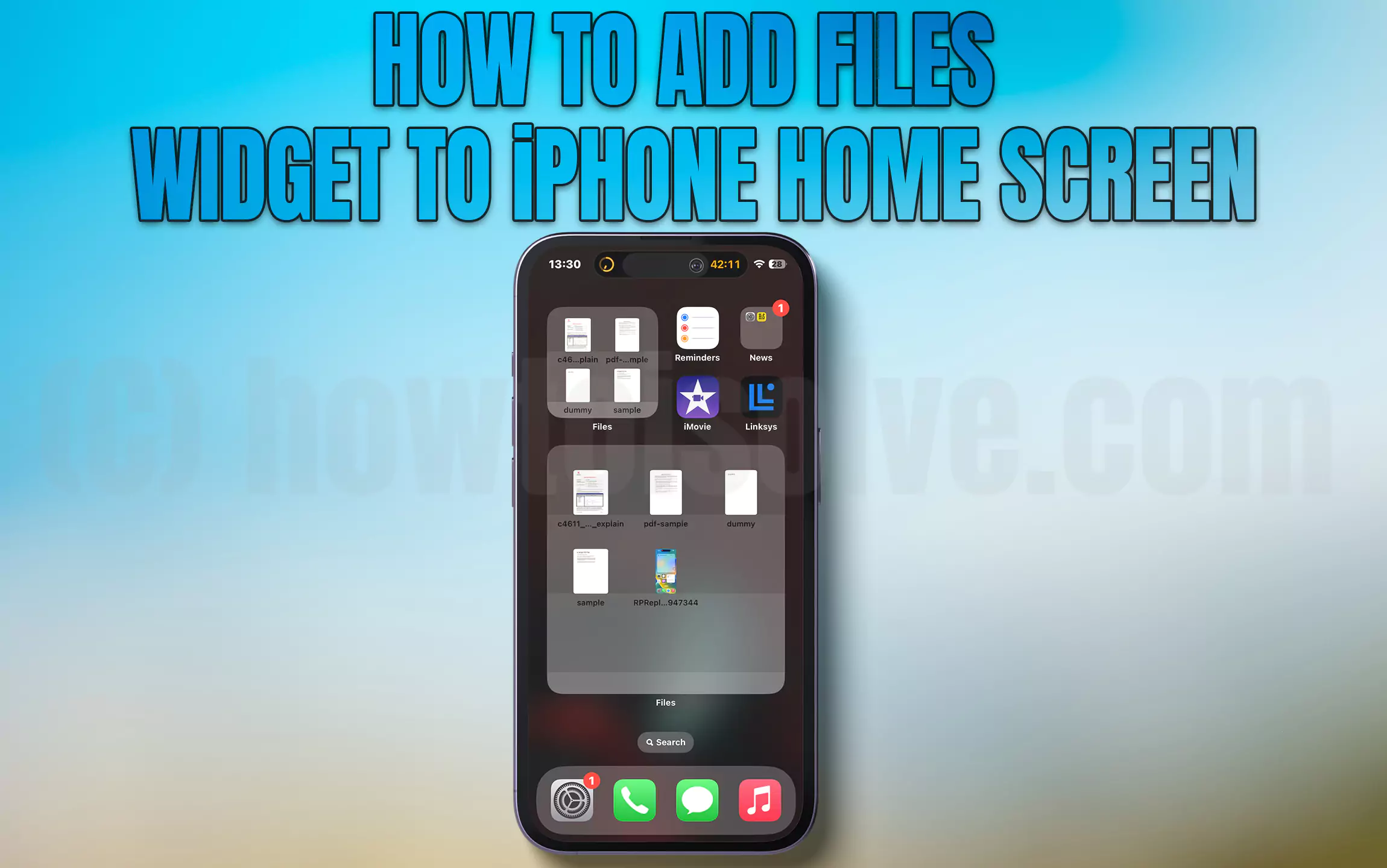 How To Add Files To Home Screen Ios