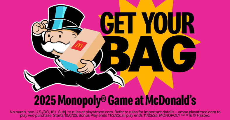 McDonald's Monopoly 2026 Prizes - Win $1M, Trips, Tech