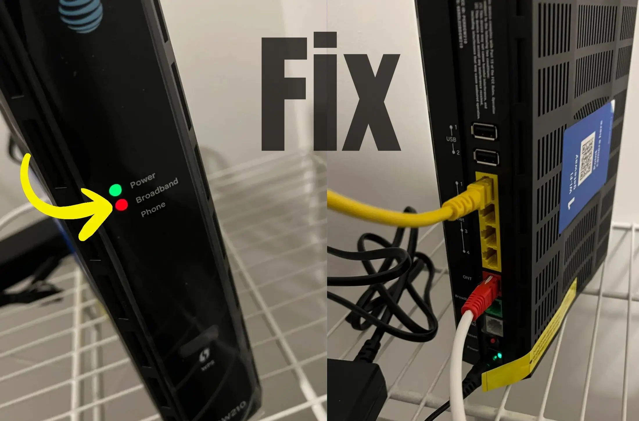 How to Fix AT&T Broadband Red Light - Troubleshooting Guide