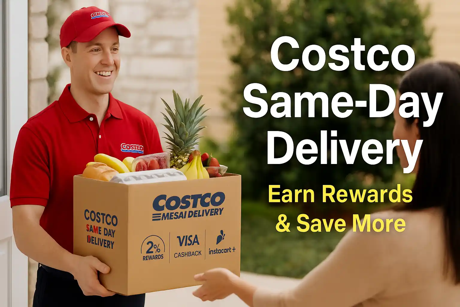 Costco Same-Day Delivery Member Benefits: Earn Cash Back & Save