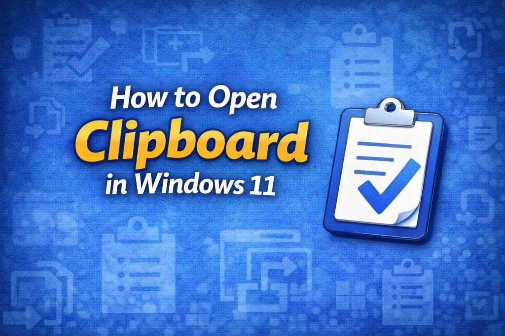 How to Open Clipboard in Windows 11 (Complete Guide)