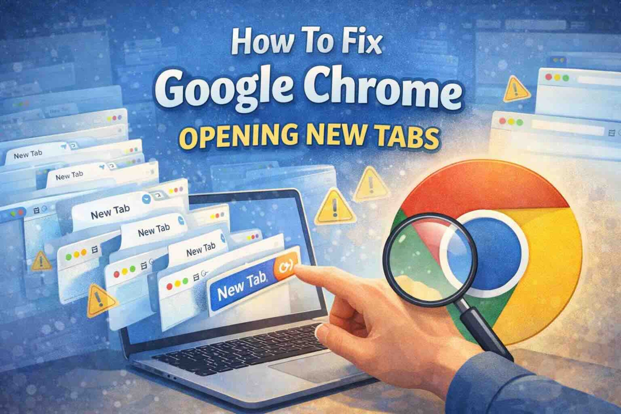 How To Fix Google Chrome Opening New Tabs - Stop Automatically Opening